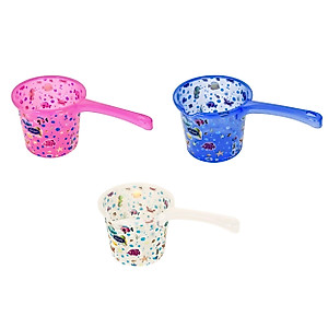 Sevi Baby Bath Rinse Cup, Certified Bath Water Scoop, Baby Shampoo Rinser, Baby Bath Mug Made from BPA-Free Safe Material, (1250 ml / 42.2 oz) - Made in Turkey (Pink) (Pink)