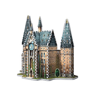Wrebbit3D Harry Potter Hogwarts Clock Tower 3D Puzzle for Teens and Adults | 420 Real Jigsaw Puzzle Pieces | Not Just an Ordinary Model Kit for Adults for Harry Potter Fans