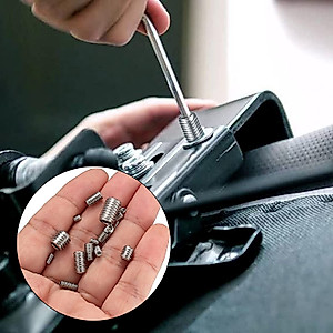 300 Pcs Hex Allen Head Socket Hex Screw Set Assortment Kit, M2.5/M3/M4/M5/M6/M8 Grub Screws, Internal Hex Drive Cup Screws for Door Handles, Faucet, Light Fixture Screws (Silver)