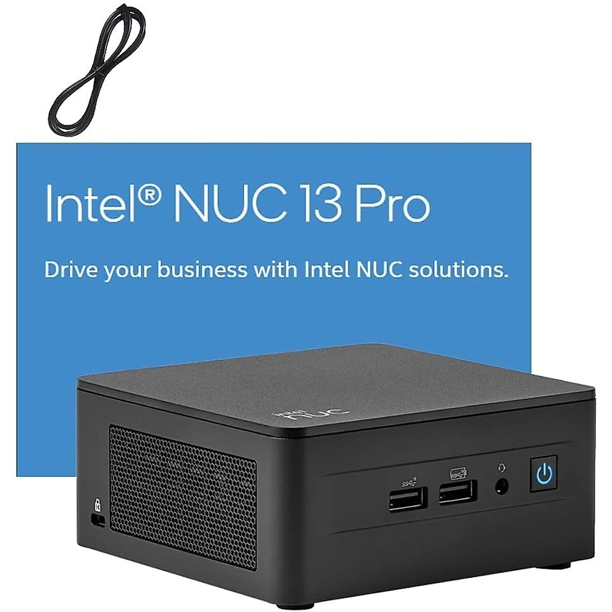 Intel 2023 NUC 13 Pro Kit NUC13ANHi7 Barebone System Tall Mini PC Desktop, 13th Gen 12-Core i7-1360P up to 5.0GHz, No RAM, No Storage, WiFi 6, Bluetooth 5.3, No OS, BROAG Cable