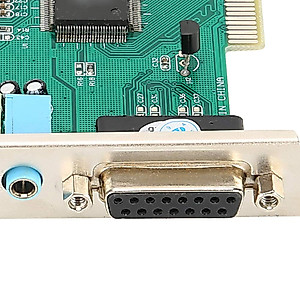 Tonysa PCI Sound Card 4.1 Channel Computer Desktop Built-in Sound Card Internal Audio Card Stereo Surround CMI8738 Support Duplex Playback and Recording