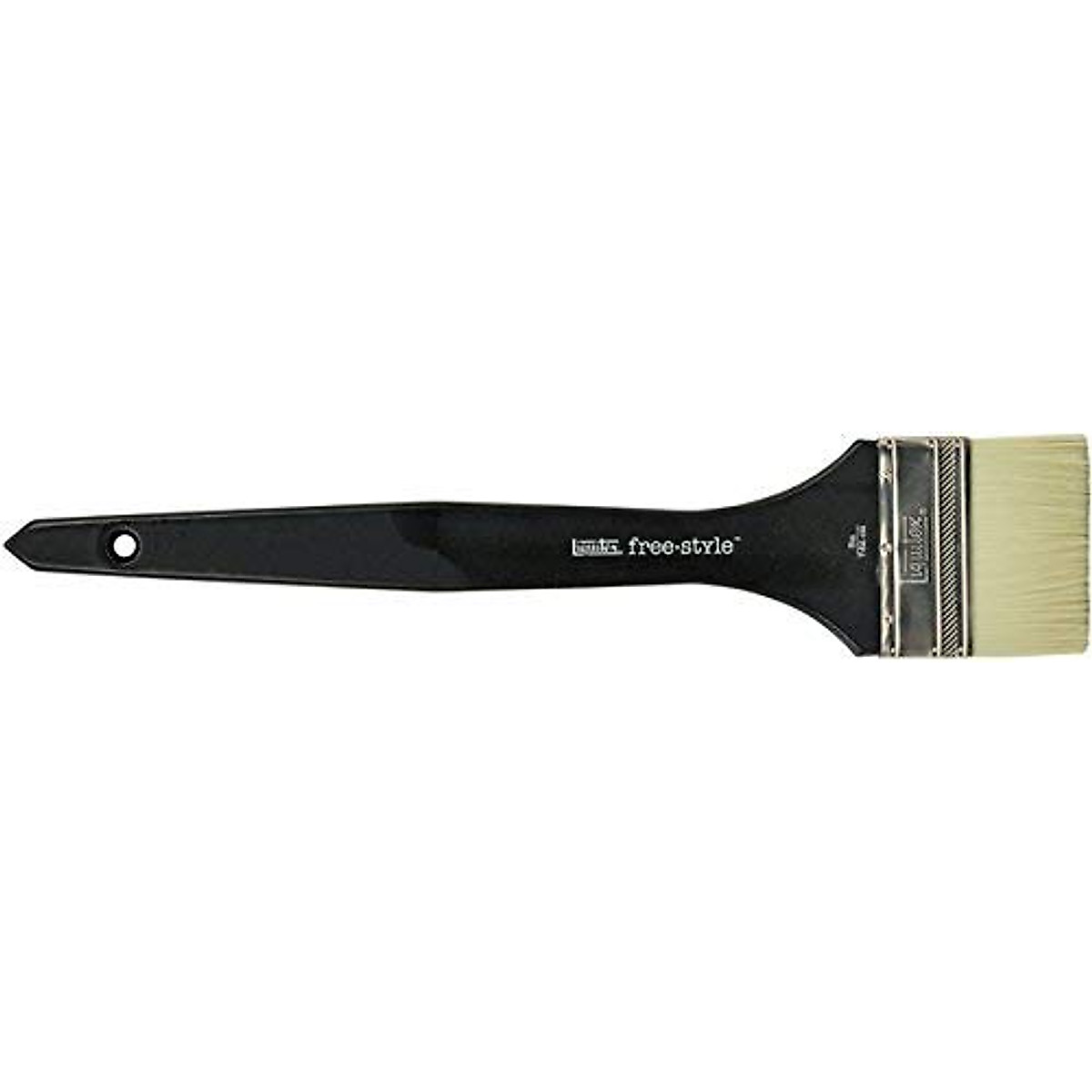 Liquitex Professional Freestyle Large Scale Brush, Broad Flat/Varnish 3-inch, Long Handle