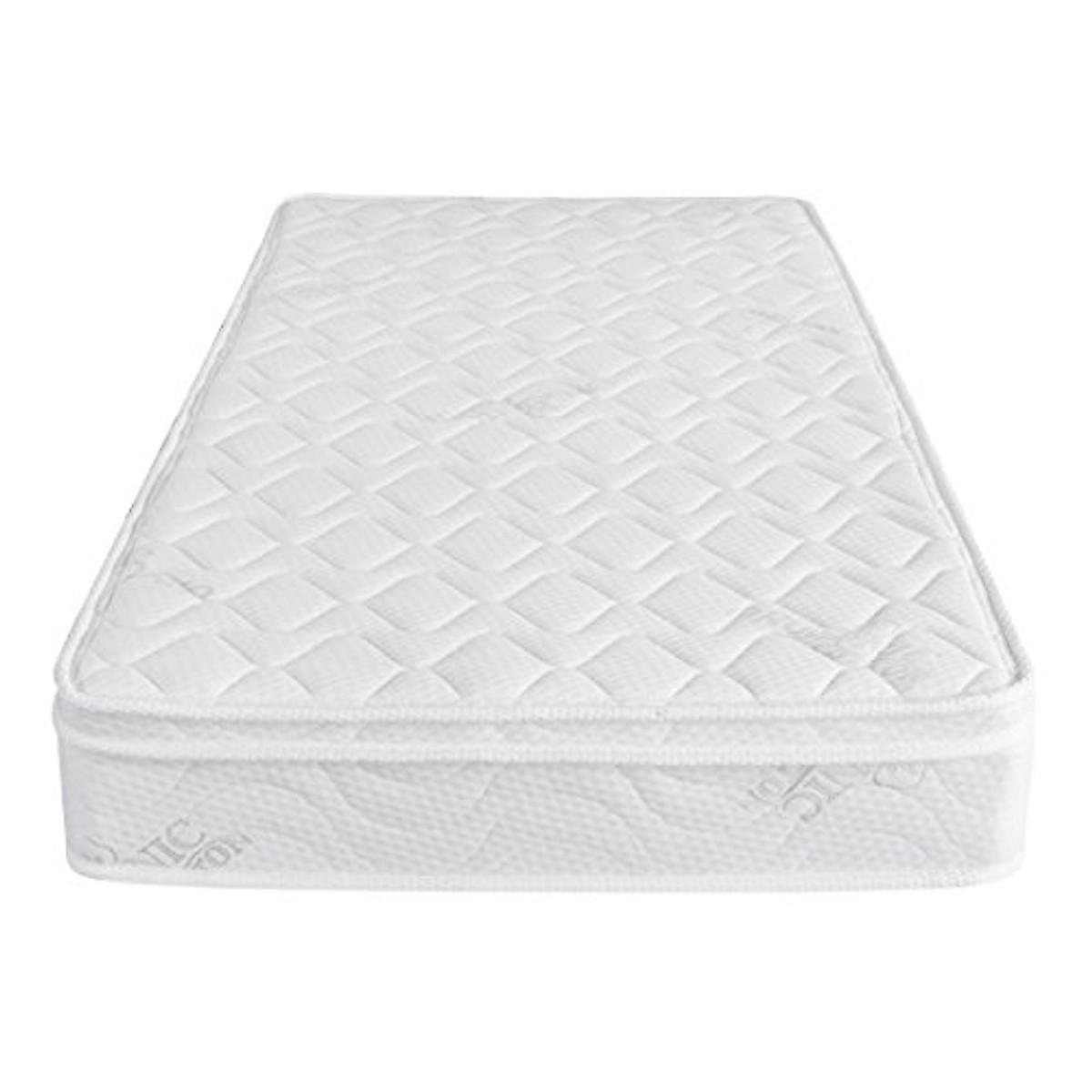 Oliver Smith - Organic Cotton - Euro Top - Revitalize Sleep - 8 Inch - Pocket Spring - Luxury Mattress w Green Memory Foam Certified - Twin