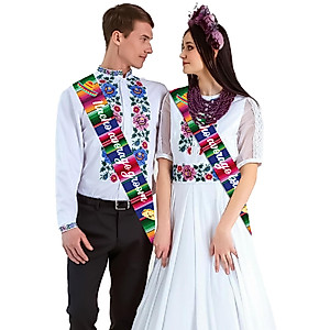 Balterever Nacho Average Bridal Shower Decorations Fiesta Themed Bride and Groom Sash Set Fiesta Bachelorette Sashes Mexican Bachelorette Party Decorations for Wedding Bride Shower Party