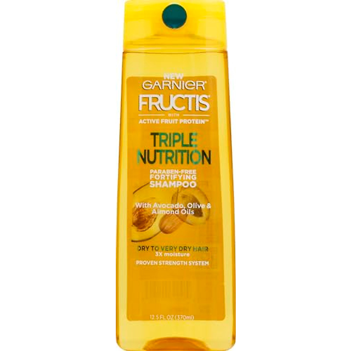 Garnier Fructis Triple Nutrition Shampoo, Dry to Very Dry Hair, 12.5 fl. oz.