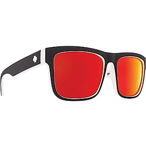 SPY Discord Whitewall - HD Plus Gray Green w/Red Spectra Mirror