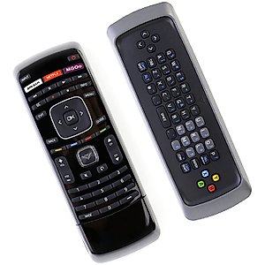 XRT302 Replace Remote Control QWERTY Dual Keyboard fit for Vizio Smart TV M420SL M550VSE E420i-A1 E500i-A1 M420KD M470VSE E552VLE M470sl M550sl M320sl Sb4020ma0m420sl M550SV M370SR M420SR M650VSE