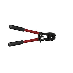 Klein Tools 2006 Large Crimping Tool with Compound Action for 6 - 4/0 AWG Lugs and Terminals, Made in USA, Adjustable Crimp Depth, High-Leverage Design