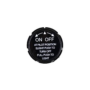 HPC Fire Replacement Black Pilot Control Knob (111)