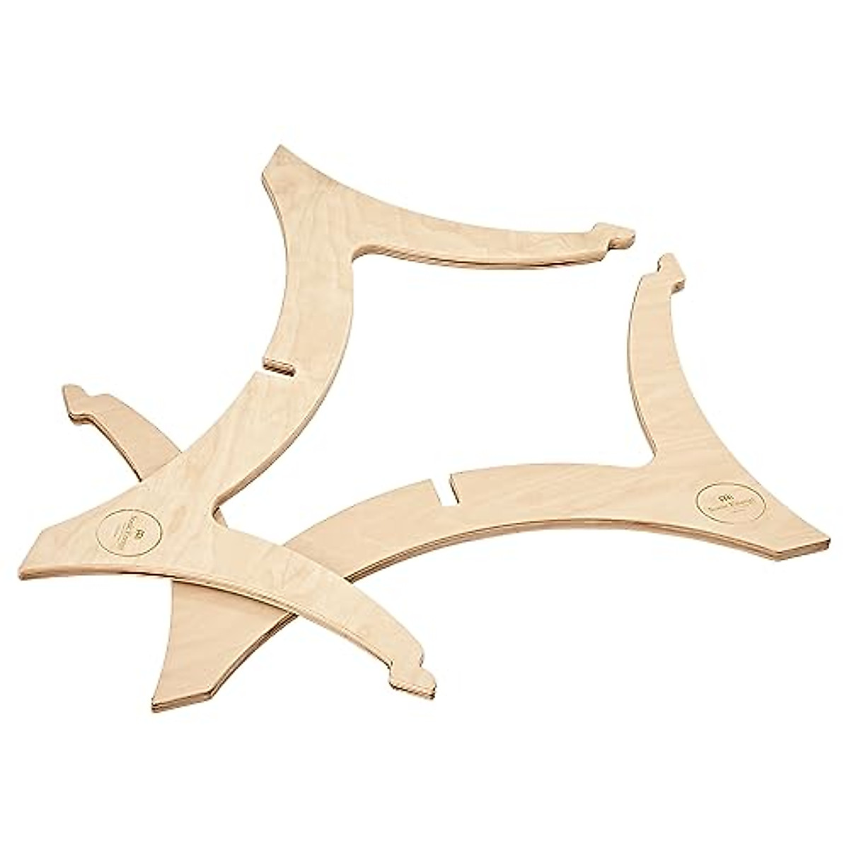 Handpan Stand for Seated Position, Baltic Birch Wood — MADE IN EUROPE — for Meditation, Sound Healing Therapy and Yoga, 2-YEAR WARRANTY