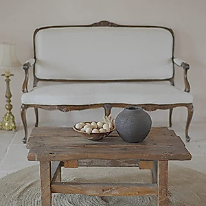 RUIRUICO Extra Large Chunky Wood Bead Garland with 1.6" Diameter Wooden Beads, 41" Long Wooden Beads Garland with Tassels, Decorative Beads for Boho, Farmhouse Decor