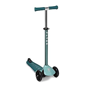 Flyer Glider Pro, Lean to Steer Kids Scooter, Teal, for Kids Ages 5+ Years