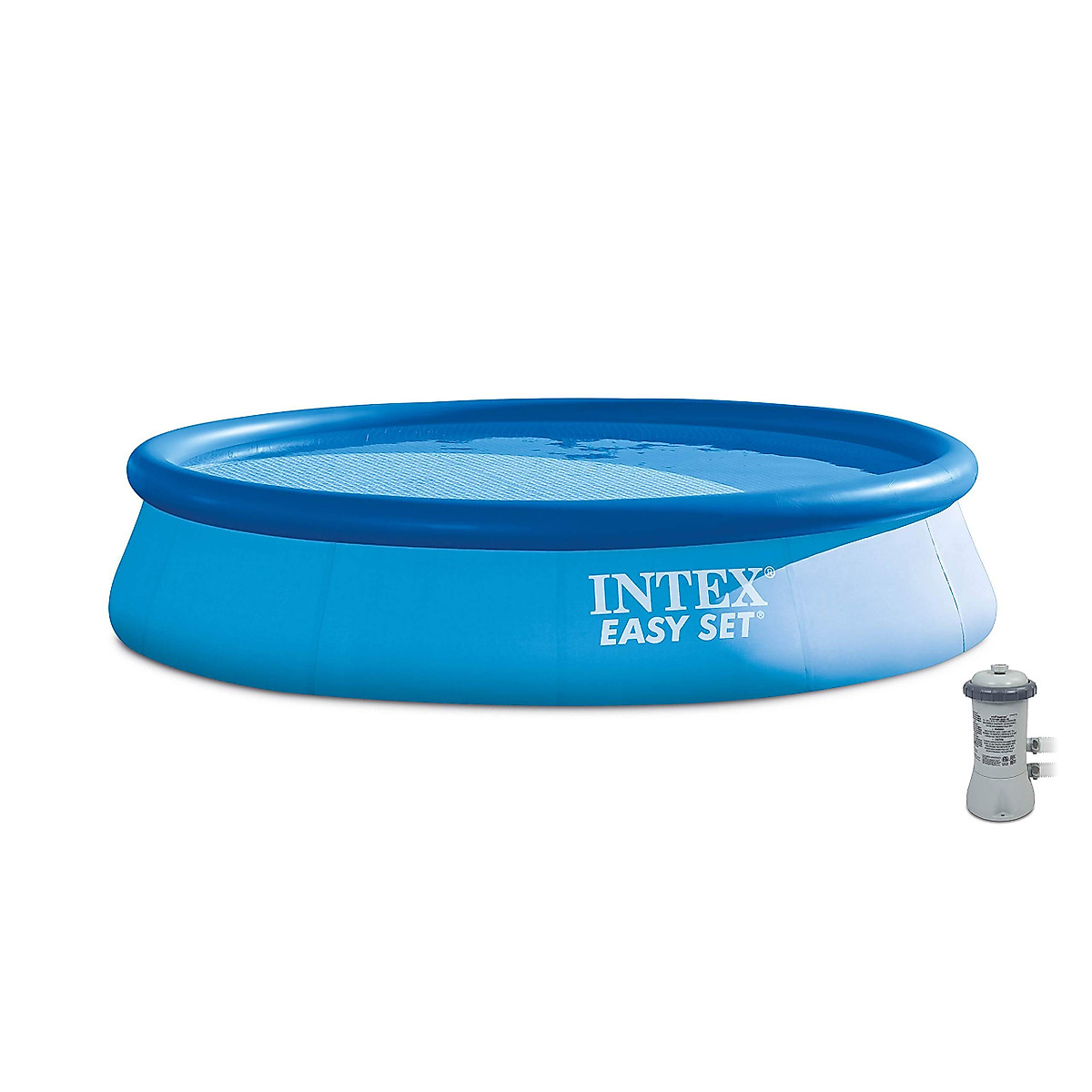 Intex 13ft x 32in Easy Set Above Ground Swimming Pool and 530 GPH Pump (2 Pack)