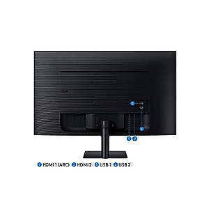 SAMSUNG 32-inch M5 Smart Monitor with Mobile Connectivity, FHD, Remote Access, Office 365 (LS32AM500NNXZA), Black (Renewed)