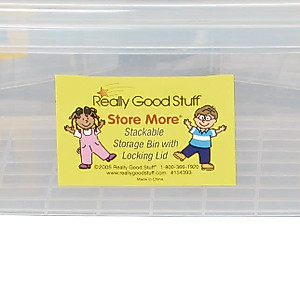 Really Good Stuff Ezread Color-Coded Magnetic Letter Kit with Storage Bin – Magnetic Letters Make Spelling, Phonics, and The Alphabet Fun, Hands-On, and Interactive – 240 Letter Magnets