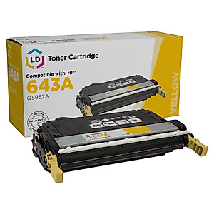 LD Compatible Toner Cartridge Replacement for HP 643A Q5952A (Yellow)