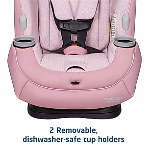 Maxi-Cosi Pria 3 in 1 Convertible Forward and Rear Facing Child Car Seat with Adjustable Harness and Headrest for Kids 4 to 100 Pounds, Pink