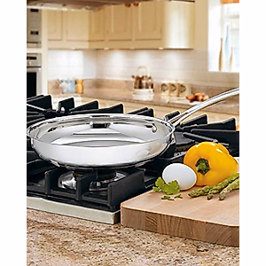 Cuisinart 422-24 Contour Stainless 10-Inch Open Skillet