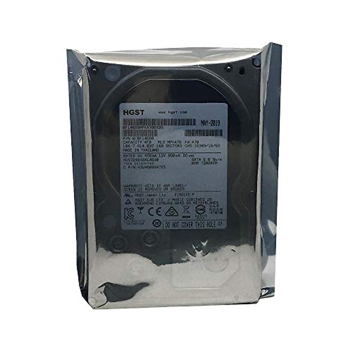HGST Ultrastar 7K4000 HUS724040ALA640 (0F14688) 4TB 64MB 7200RPM SATA 6Gb/s 3.5in Internal Enterprise Hard Drive - 5 Year Warranty (Renewed)