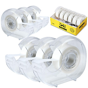 Mr. Pen Tape Refill with Dispenser, Pack of 6