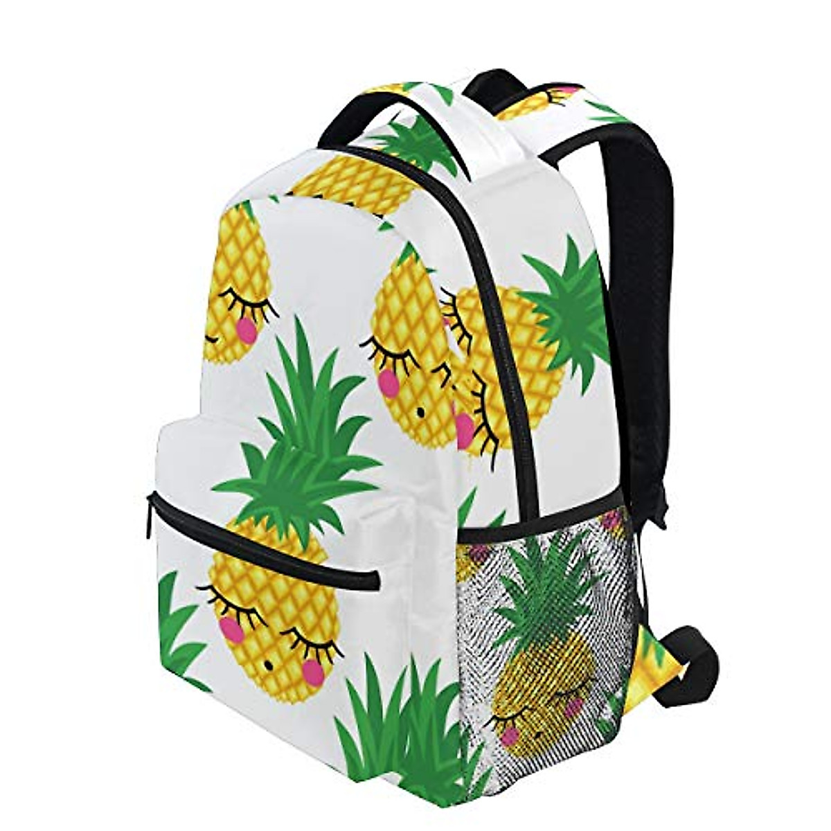 Qilmy Pineapple Backpack for Girls for School Backpacks