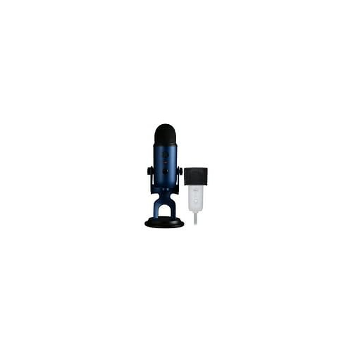 Blue Microphones Yeti USB Microphone (Midnight Blue) Bundle with Knox Gear Pop Filter (Large) (2 Items)