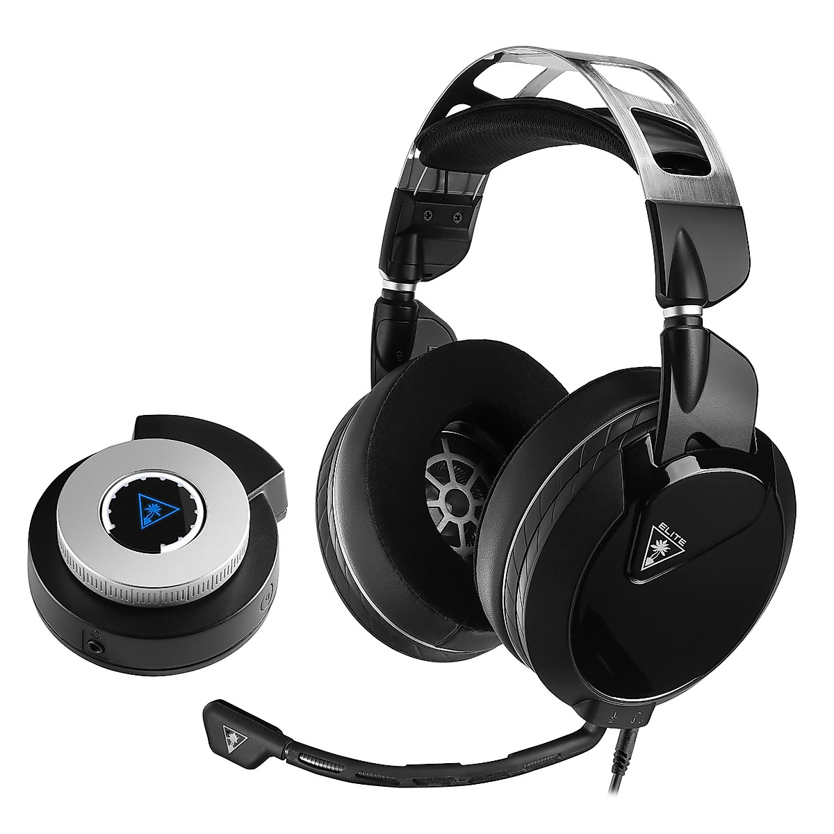 Turtle Beach Elite Pro 2 Performance Gaming Headset for PC & Mobile with 3.5mm, Xbox Series X| S, Xbox One, PS5, PS4, PlayStation, Nintendo Switch – 50mm Speakers, Metal Headband - White
