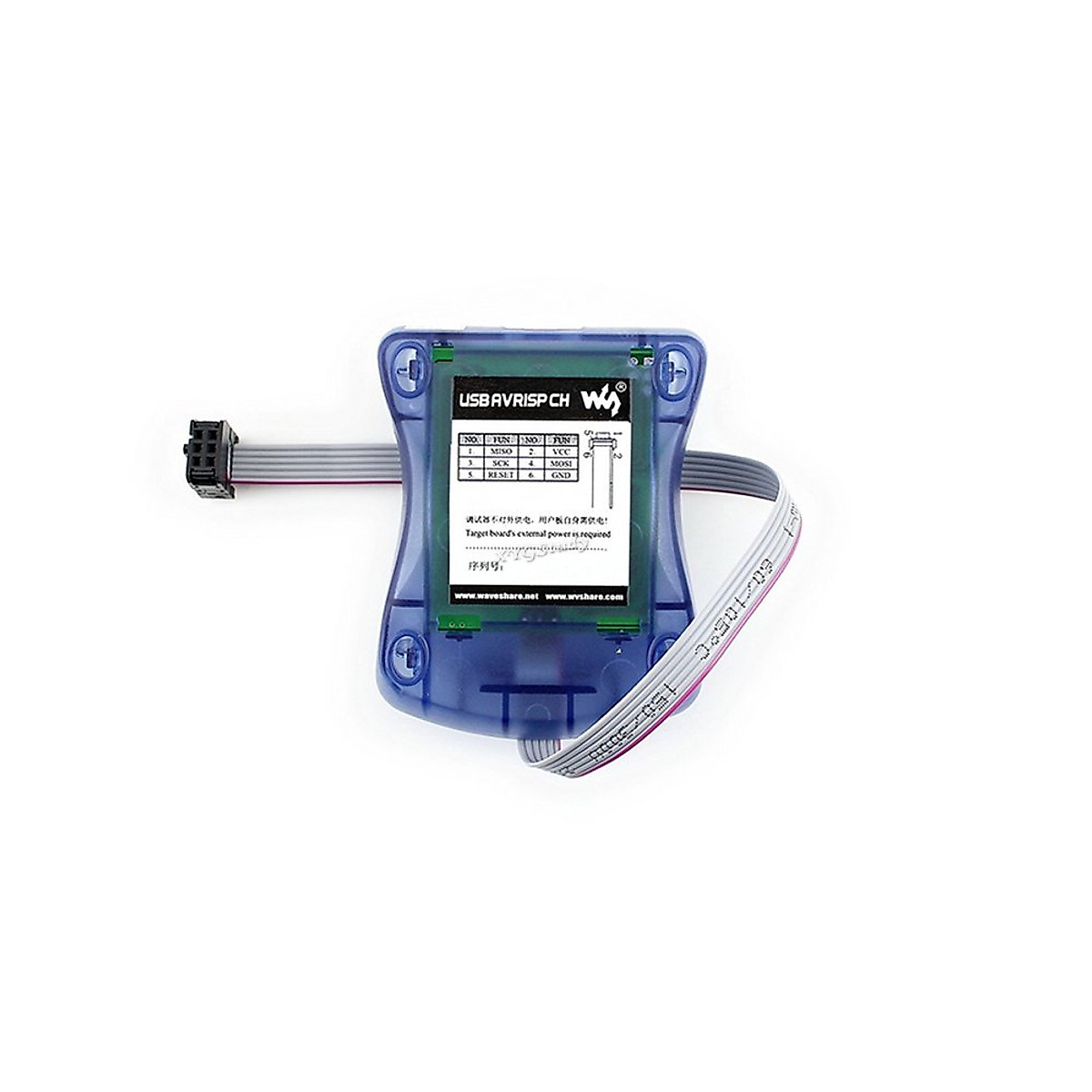 XYGStudy USB AVRISP CH AVR ISP Programmer Compatible with at AVRISP from ATMEL Supports AVR Studio 4/5/6/7 ISP_6PIN Interface