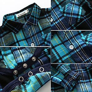 Kimocat Baby Boys Clothing Set Fashion Casual Suit Long Sleeve and Denim Pants