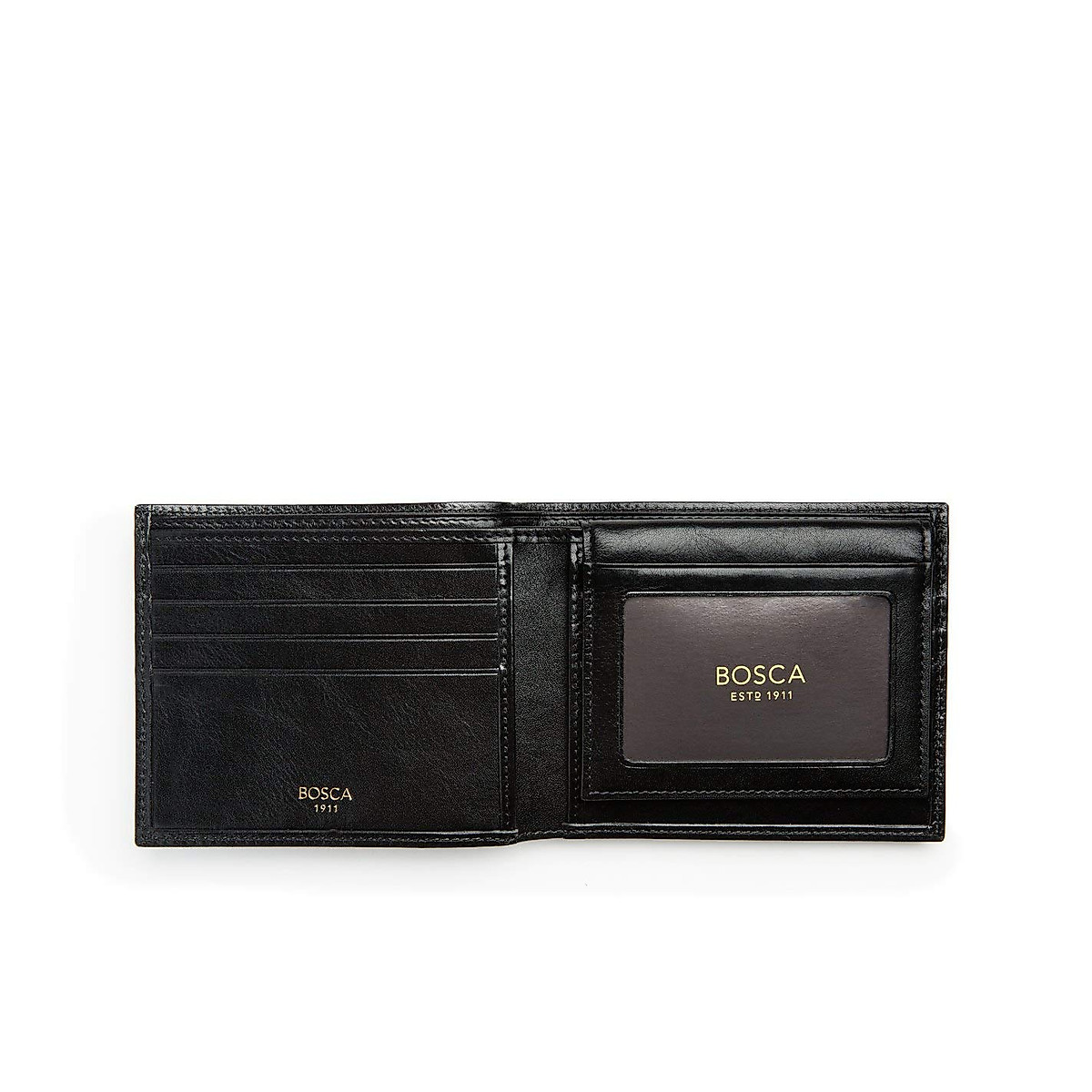 Bosca Men's Old Leather Collection - Credit Wallet w/I.D. Passcase (Dark Brown)