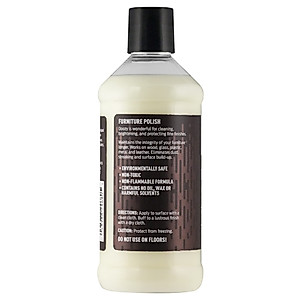 Doozy 16 oz Furniture & Cabinet Polish for All Wood & Metal, Leather & Glass - Oak, Teak, Dark & Light Wood - Best to Clean, Restore, Protect, Shine & Conceal Fine Surface Scratches