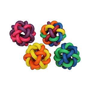 Multi Pet Nobbly Wobbly Dog Rubber Ball-Medium, for Small breeds