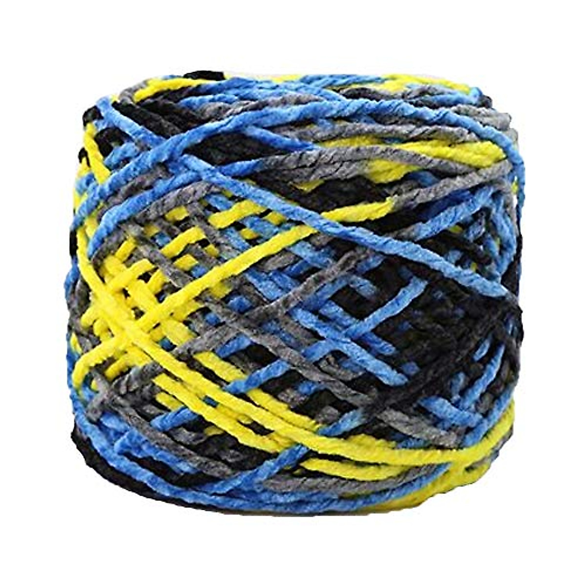 Velvet Chenille Yarn Multicolor Chenille Velvet Yarn Hand Knitting Yarn Sweater Scarf Hat Shoes Yarn Knitting Materials Blue Gray Black Yellow