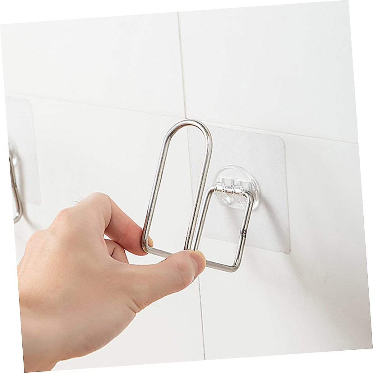 Hemoton 4pcs Wall Mounted Pot Lids Holder Wall Door Mounted Pan Lid Cover Hanger Rack Kitchen Utensil Cutting Board Organizer for Home and Kitchen Use