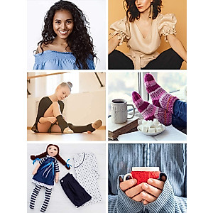 Mandala Crafts White Shirring Elastic - 0.6mm 546 Yards Fine Thin Stretch Thread for Sewing & Knitting Machines