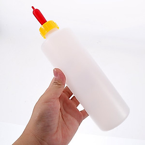 Tofficu Bottle 5Sets 400ml Lamb Feeding Bottle Jug Baby Goat Calf Milk Water Bottle with - On Teat Kid Livestock Drink Bottle for Farm Accessories Cow Sheep Pig Goat Supplies