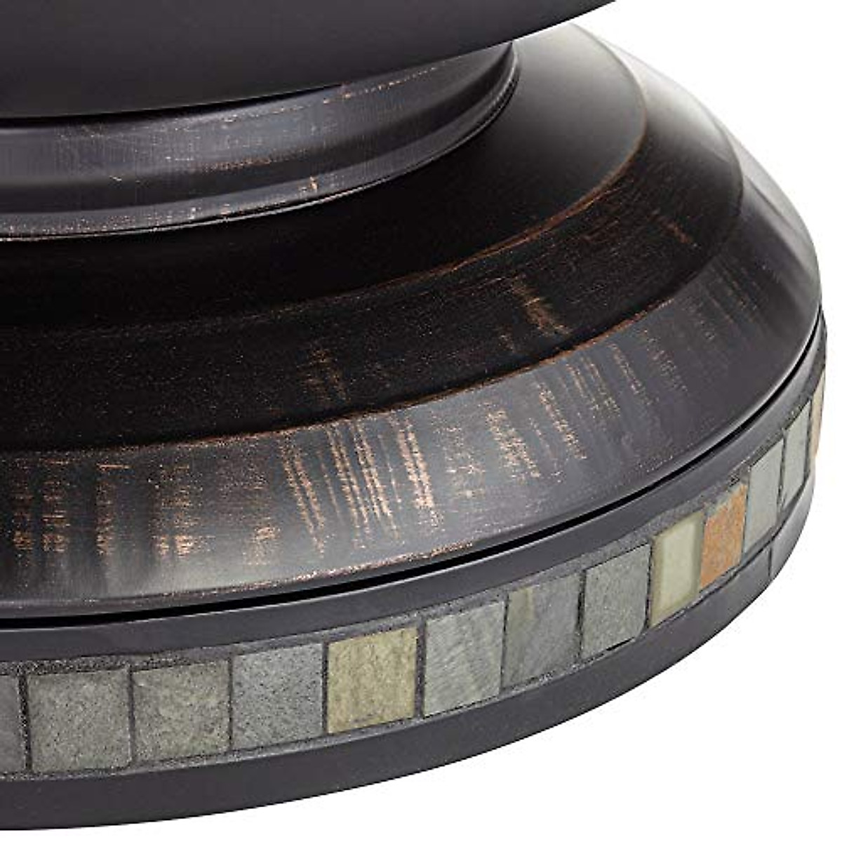 Bristol Black Iron Outdoor Fire Pit Round 35" Steel Mesh Wood Burning with Spark Screen and Fire Poker for Outside Backyard Patio Camping Deck - John Timberland