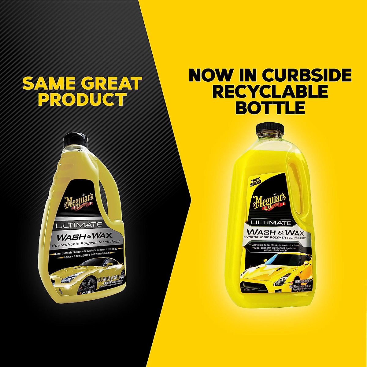 Meguiar's G17748 Ultimate Wash & Wax - 48 Oz Container