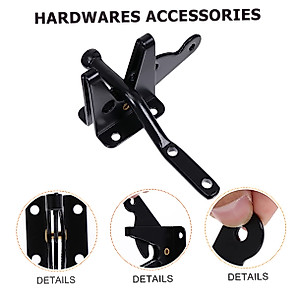 Fence Hinge Gate Latch for Wooden Fence Heavy Duty Gate Latch Fence Locks for Outdoor Gates Pool Gate Latch Gate Latches for Wooden Gates Gate Handles Fence Latches for Gates