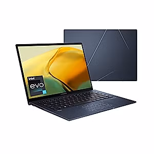ASUS Zenbook 14 Laptop, 14” WQXGA Display, Intel Core i7-1360P CPU, Intel Iris Xe Graphics, 16GB RAM, 1TB PCIe SSD, Windows 11 Home, Ponder Blue, UX3402VA-DS74