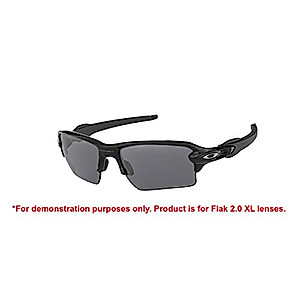 Oakley Original Flak 2.0 XL OO9188 PRIZM Black Iridium Polarized REPLACEMENT Lenses +BUNDLE Microfiber Cloth Bag