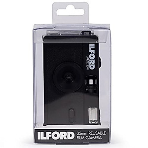 Ilford Sprite 35-II Reusable/Reloadable 35mm Analog Film Camera (Black)