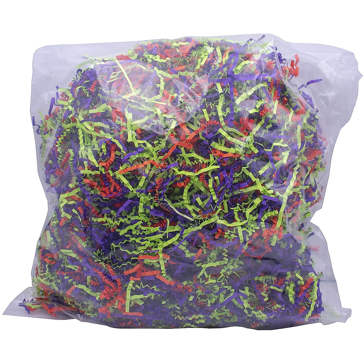 Stephanie Imports Made In USA 3-Ply Crinkle Cut Shredded Paper 2 lbs (Trick or Treat Halloween Blend)
