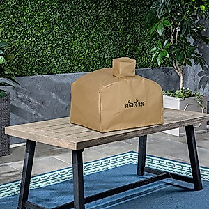 BIG HORN OUTDOORS Rain Cover for Gas Pizza Oven, Heavy Duty Waterproof and Weather Resistant Oxford Fabric Covers