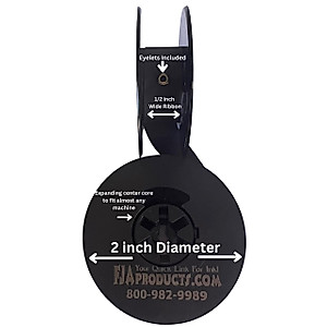 Universal Typewriter Ribbon Twin Spool Combo Pack - 1/2" Cloth (2) Pack