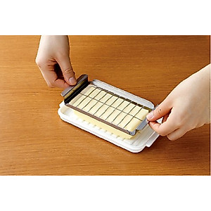 Stainless Butter Cutter & Case Btg2dx (With a Butter Knife)(Japan Import)