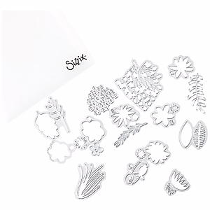Sizzix Thinlits Die Set 17PK - Funky Floral #1