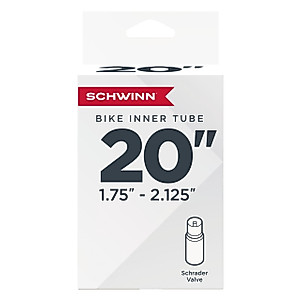Schwinn Replacement Bike Tube Schrader Valve, Self-Sealing, 20-Inch x 1.75-Inch-2.125
