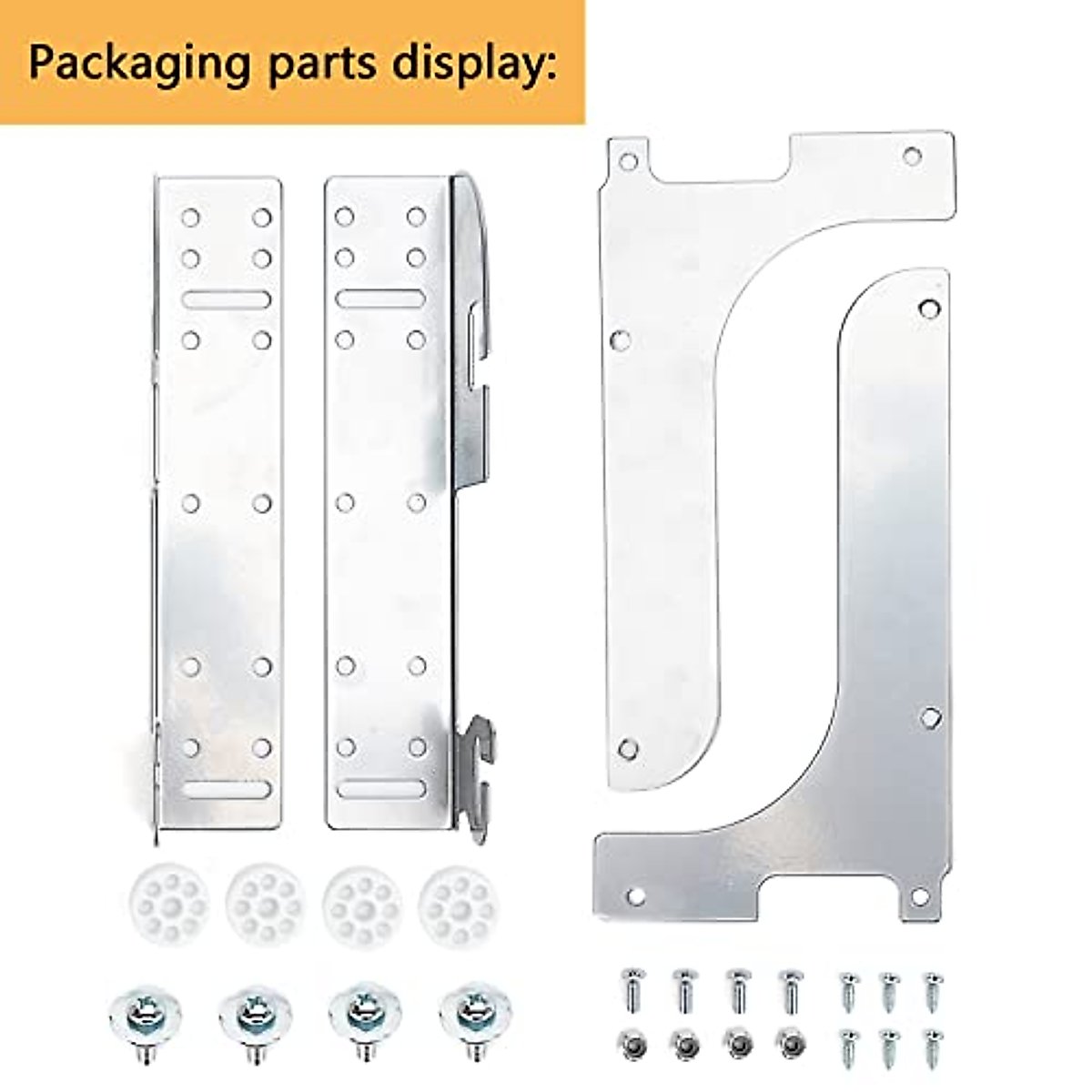 5WB-DMKIT Door Mount Kit Compatible With Rev-A-Shelf 5WB1 5WB2 5CW2 Series Baskets For Rev a shelf Pull Out Trash