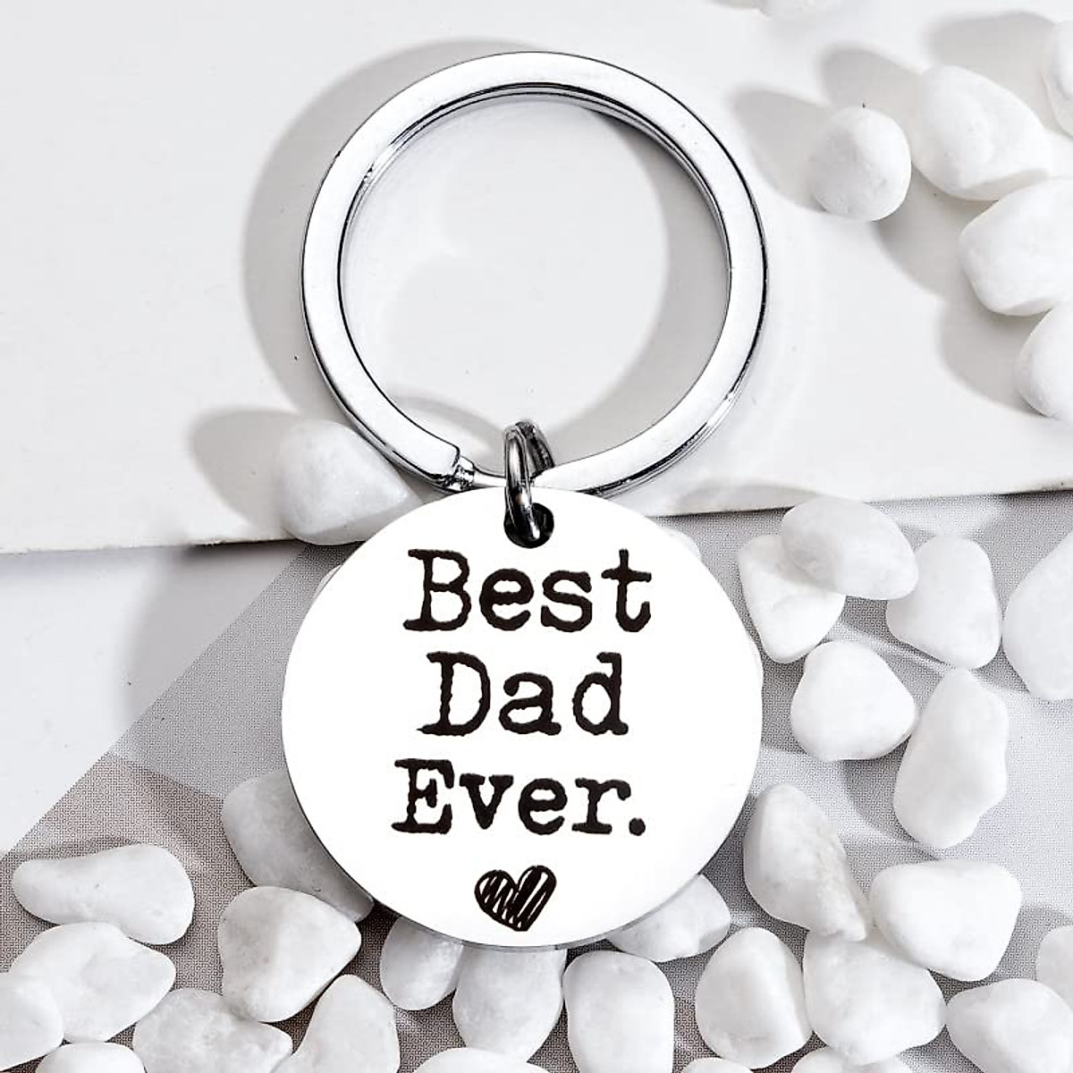 Daddy Gifts Keychain from Daughter Best Dad Ever Gifts for Dad Birthday Gift from Son Father's Day Gifts for Him